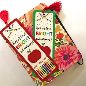 Back to School Bookmarks, First Day of School Gifts, Supplies ...