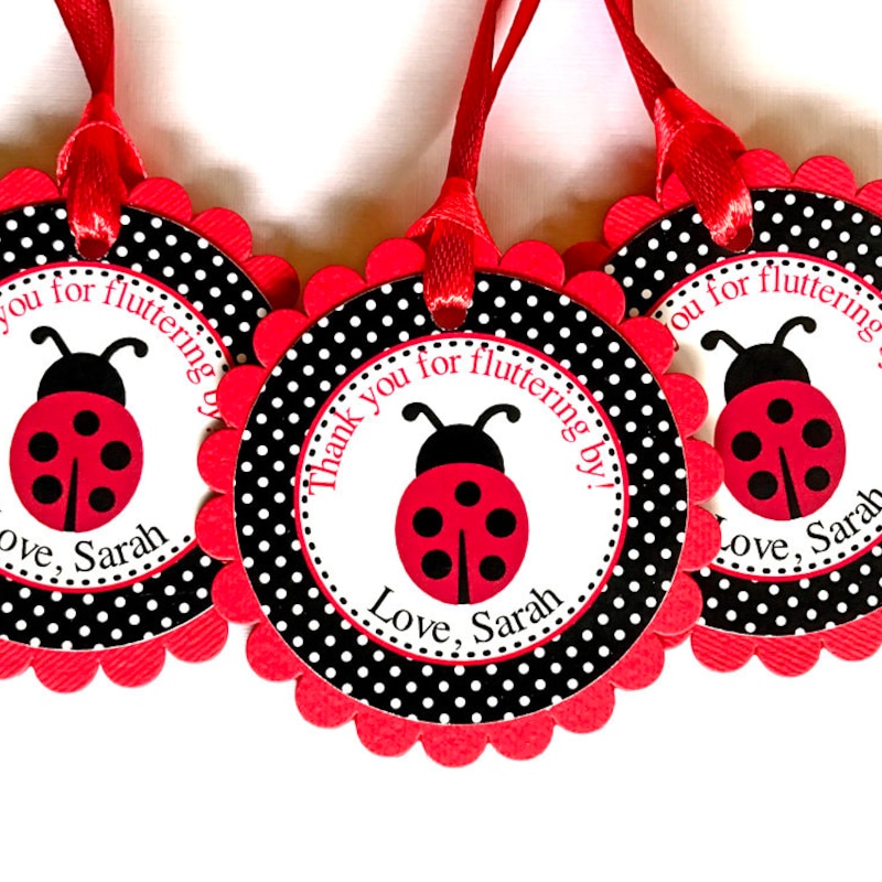 Ladybug Favor Bags - Etsy
