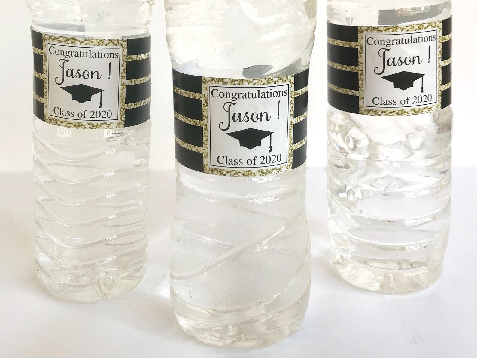 Graduation Party Water Bottle Sticker Labels, Personalized Graduation ...