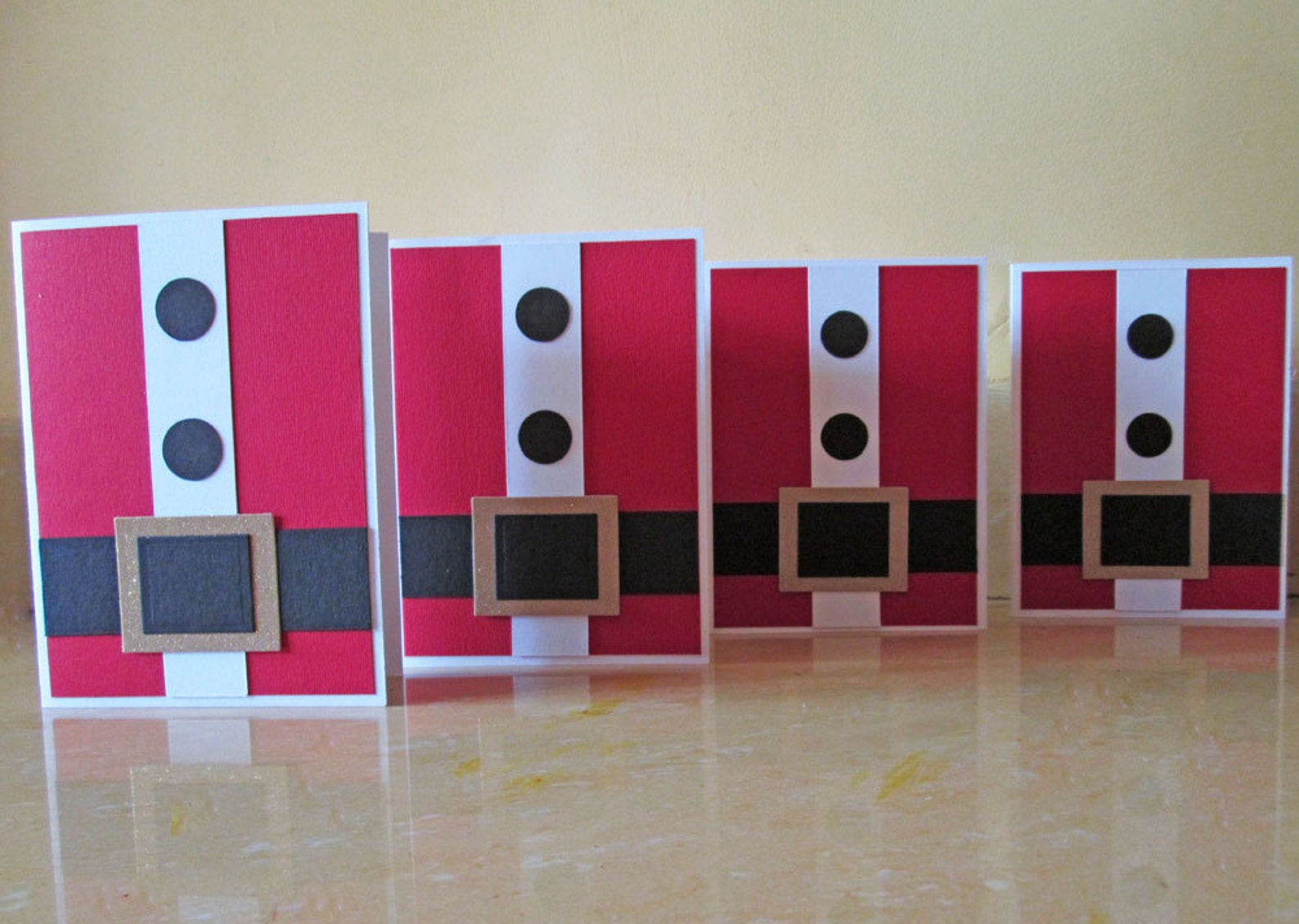 Santa Christmas Cards, Christmas Card Set, Holiday Cards, Boxed ...