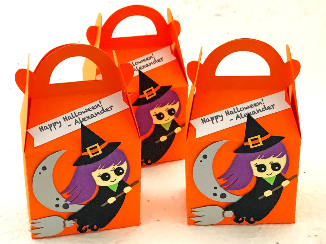 Halloween Favor Boxes, Halloween Party Favors, Halloween Treat Boxes ...