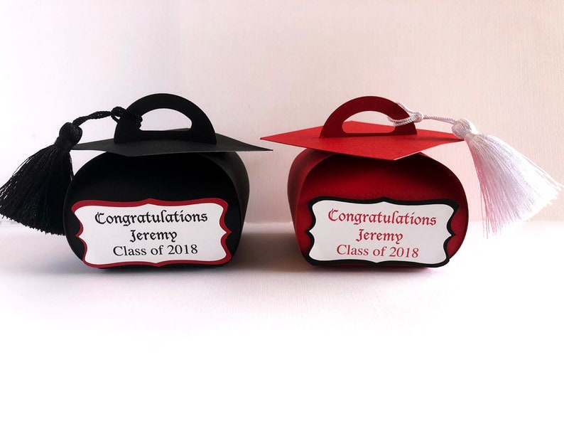 Personalized Graduation Favor Boxes Graduation Gift Box - Etsy