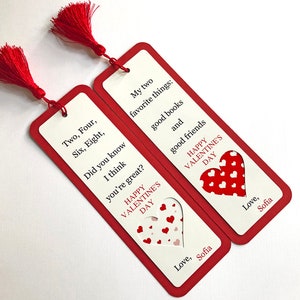 Valentine Bookmarks for Kids & Teachers - Perfect for School Classroom ...