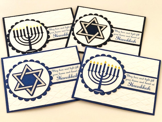 Happy Hanukkah Cards Jewish Holiday Greeting Cards Hanukkah - Etsy