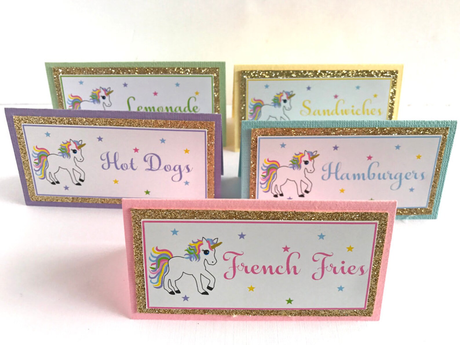 Unicorn Food Labels, Unicorn Birthday, Unicorn Party Decorations ...