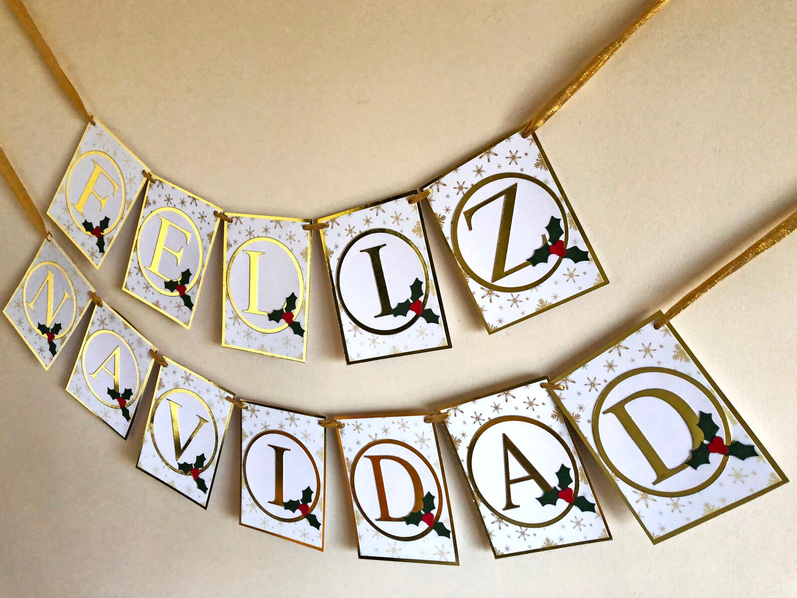 Feliz Navidad Banner Merry Christmas Decoration Sign Photo | Etsy