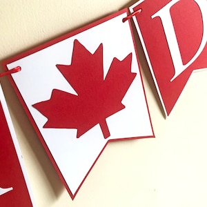 Canada Day Banner, Printable Happy Canada Day Party Decorations, July ...