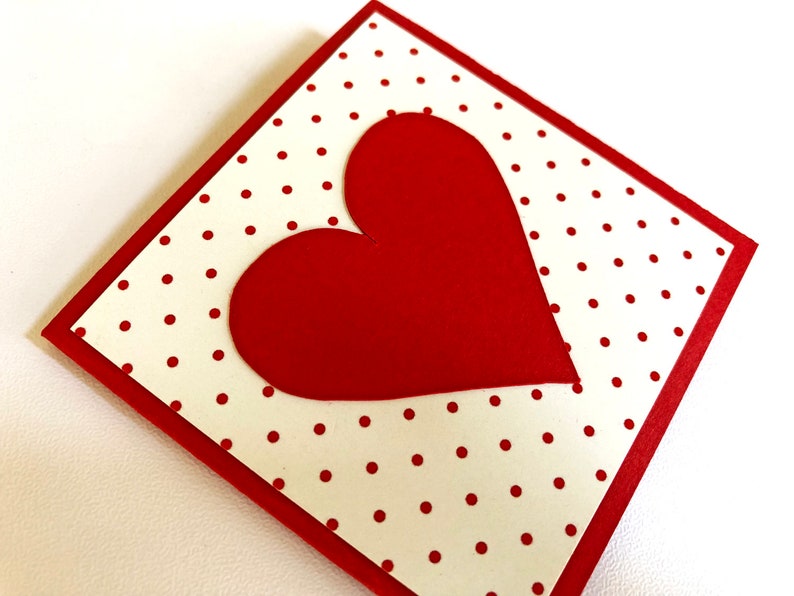 Happy Valentines Day Mini Cards, Mini Handmade Valentine Cards ...
