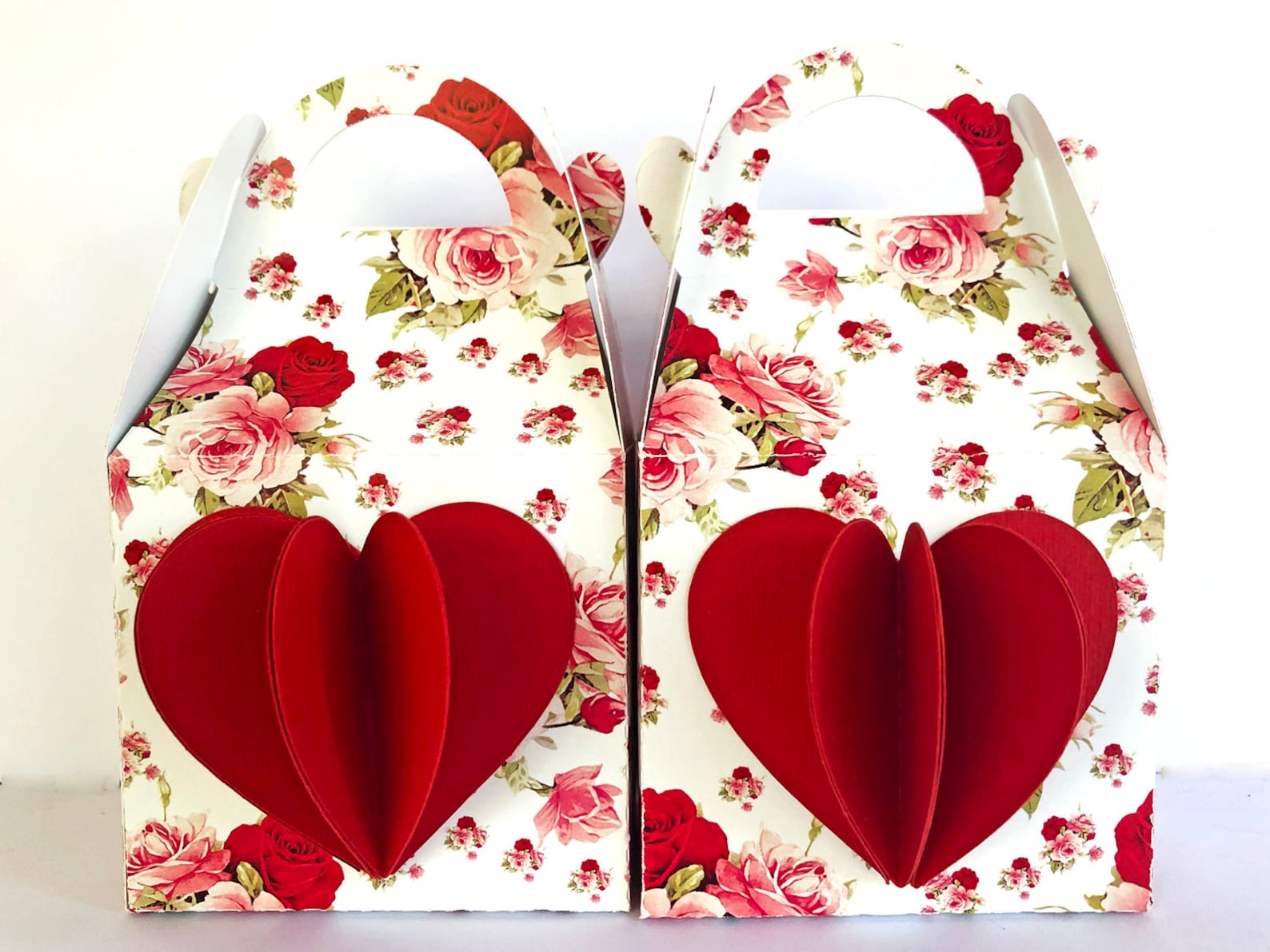 10 Valentine Gift Boxes, Valentine Treat Box, Small Gift Box for Her ...