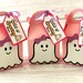 Pink Halloween Treat Bags Cute Ghost Halloween Favor Boxes - Etsy
