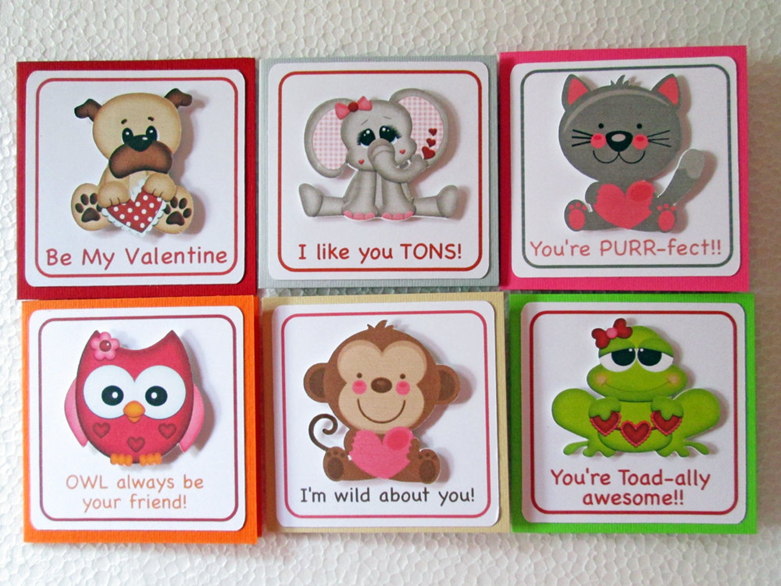 Kids Valentines Cards, Classroom Valentines, Kids Valentine's Day Cards ...