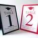 Graduation Table Numbers, Graduation Table Cards, High School, College ...