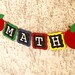 Math Banner, Classroom Decor, Teacher Classroom Sign, Bulletin Board ...