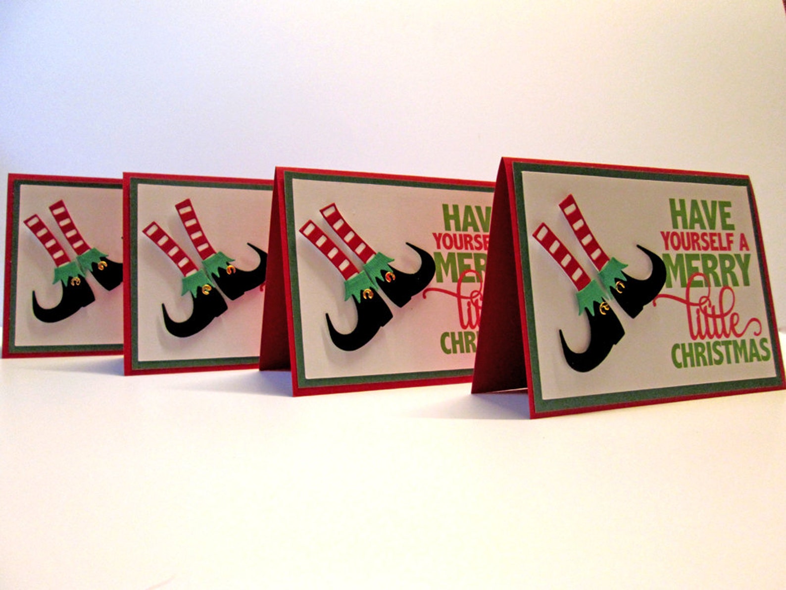 Elf Christmas Cards Cute Holiday Cards Boxed Christmas - Etsy