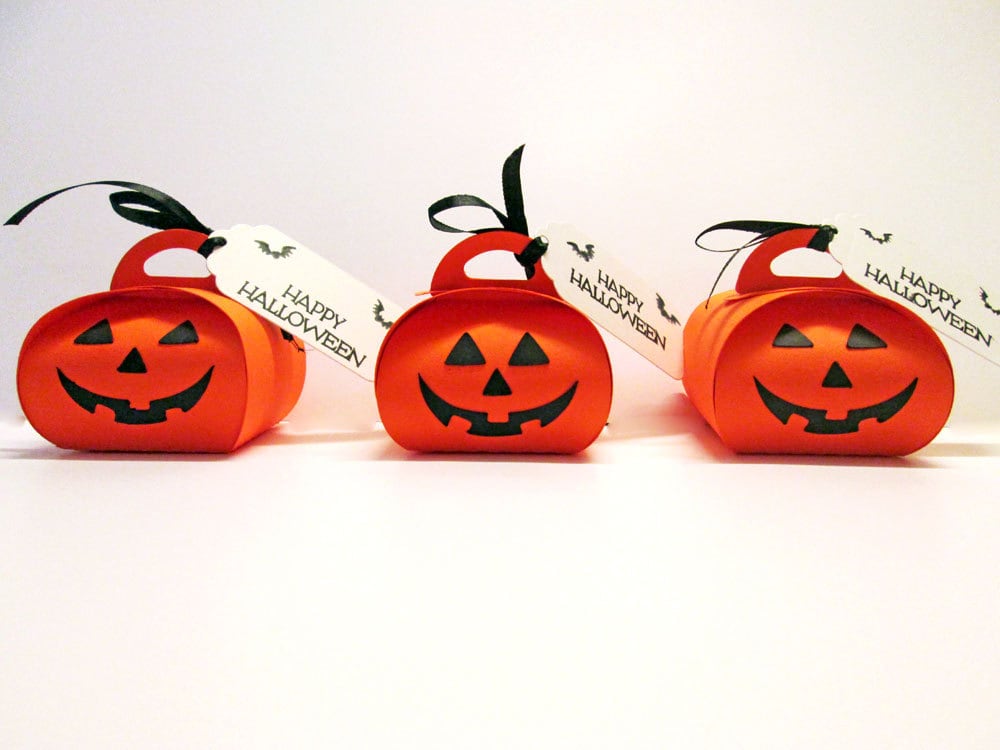 Halloween Treat Boxes Halloween Party Favors Halloween Favor - Etsy