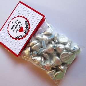 Valentine Treat Bag Toppers, Valentine Treat Bags, School Valentines ...