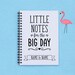 Little Notes for the Big Day Personalized 5 x 7 | Etsy