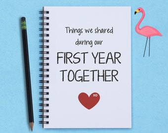 Our First Year Together - Etsy