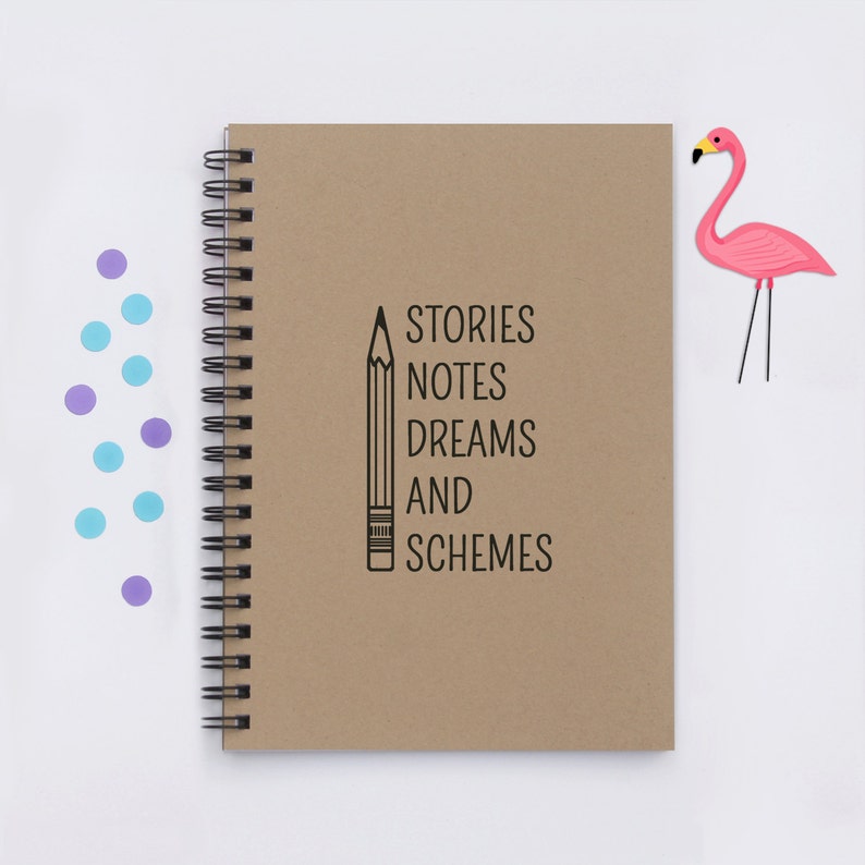 Stories Notes Dreams and Schemes, 5" X 7" Journal, Notebook, Diary ...
