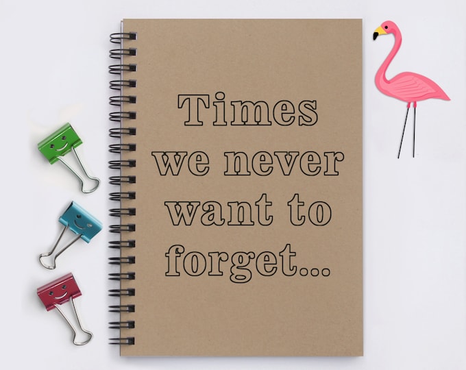 Memory Book, Times We Never Want to Forget, 5 X 7 Journal, Notebook ...
