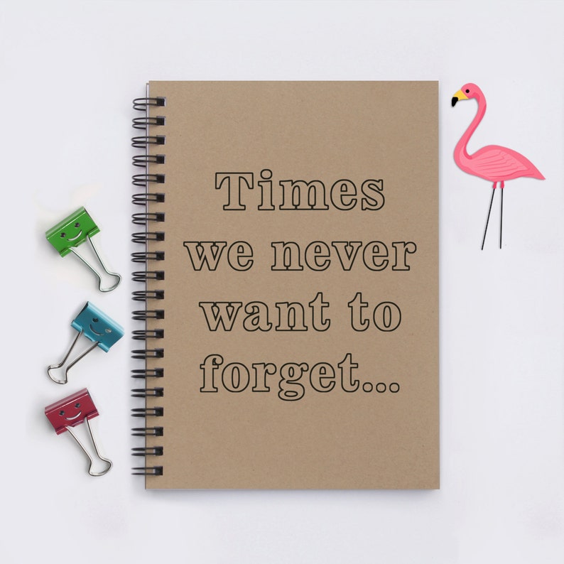Memory Book, Times We Never Want to Forget, 5" X 7" Journal, Notebook ...