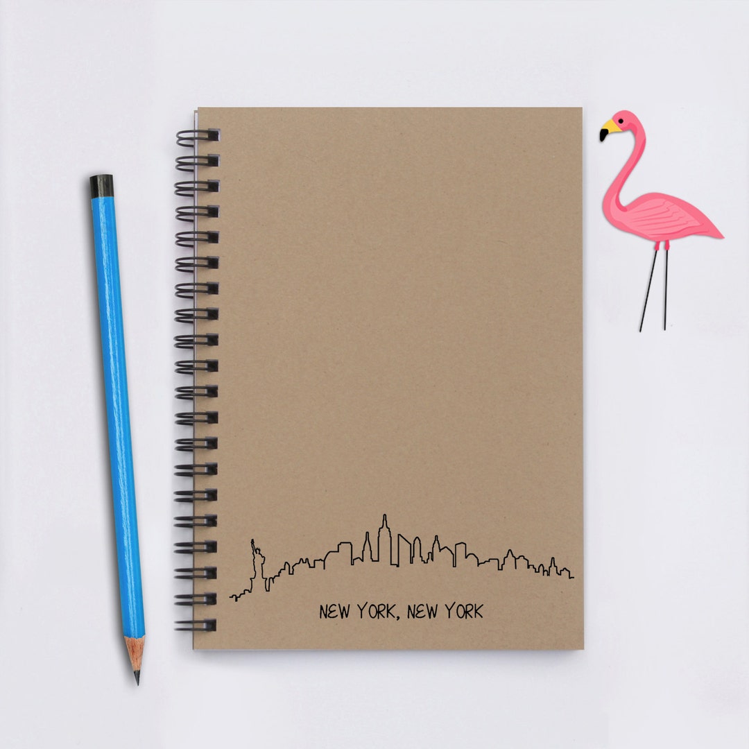 Travel Journal - New York, New York - 5" X 7" Travel Journal, Journal ...