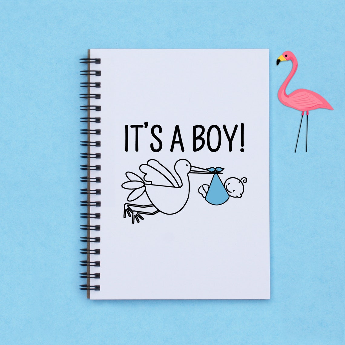 It's a Boy! 5"x7" Journal, Notebook, Diary, Memory Book, Scrapbook ...