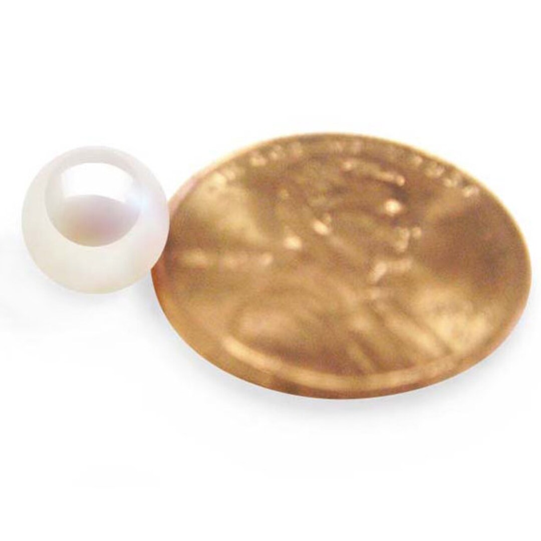 Limited Time – 7-7.5mm Loose AAA Round Pearl Undrilled or Half-drilled ...