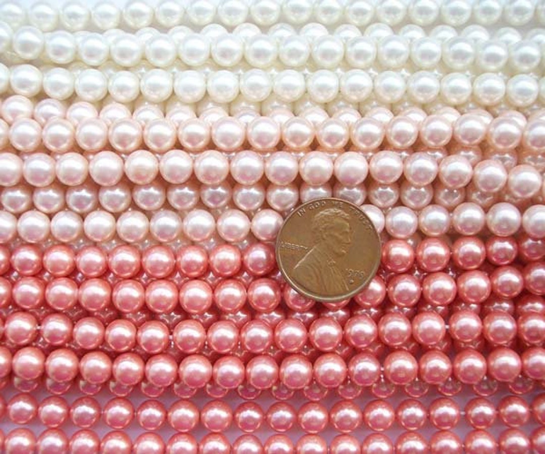 6mm Southsea Shell Pearl Strand in Various Colors - Etsy