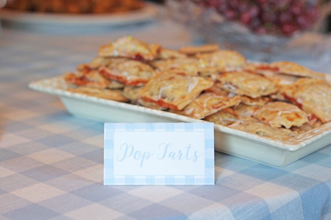 Snips & Snails Food Tent Labels - Etsy