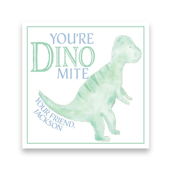 Dinosaur Valentine - Etsy