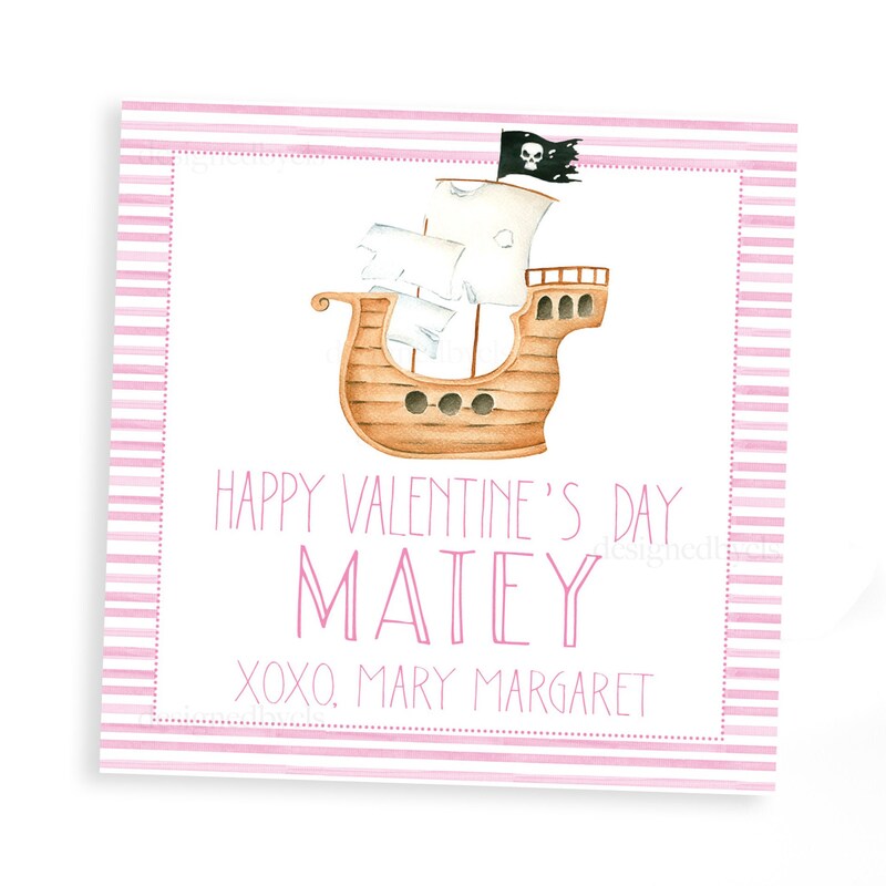 Pirate Valentine - Etsy