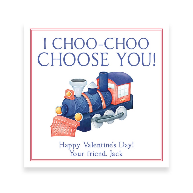 I Choo Choo Choose You Card Printable - Etsy