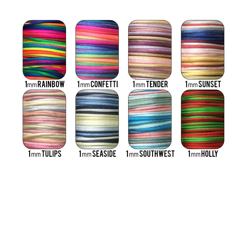 2mm Multi-colored Nylon Cord String Rope for Crafts Silicone - Etsy