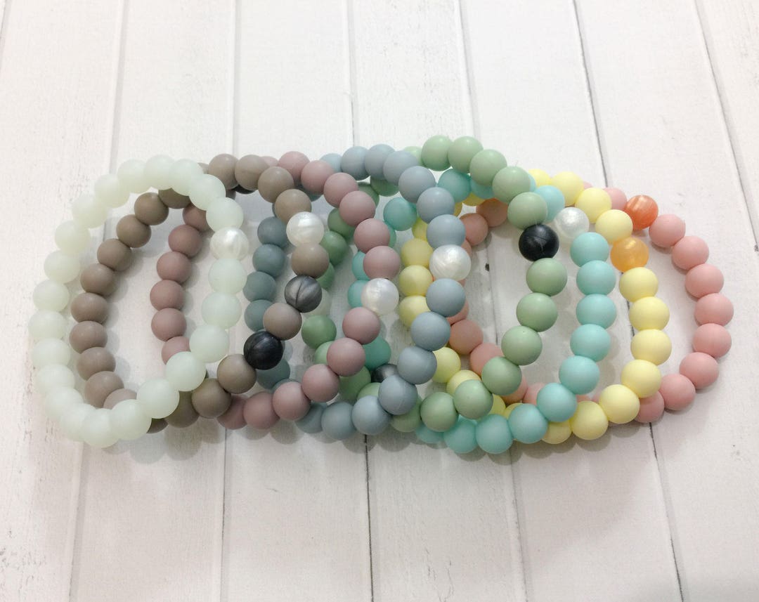 Halia Bracelets - Silicone Bracelet - Sensory Bracelet - Silicone Beads ...