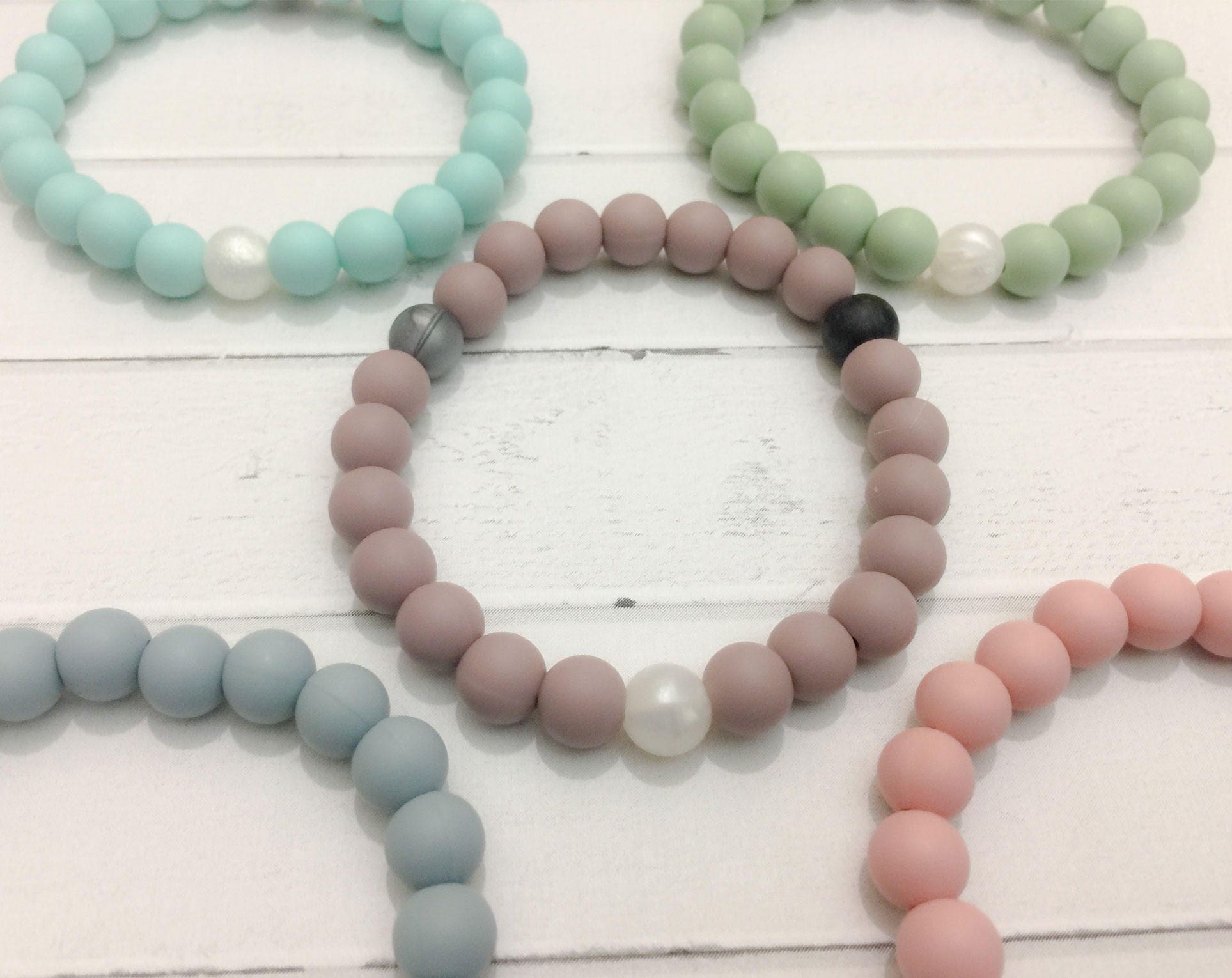 Halia Bracelets - Silicone Bracelet - Sensory Bracelet - Silicone Beads ...