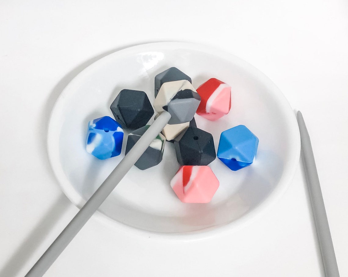 Knitting Needle Stoppers - Camouflage - Beader Caps - Beader Tips ...