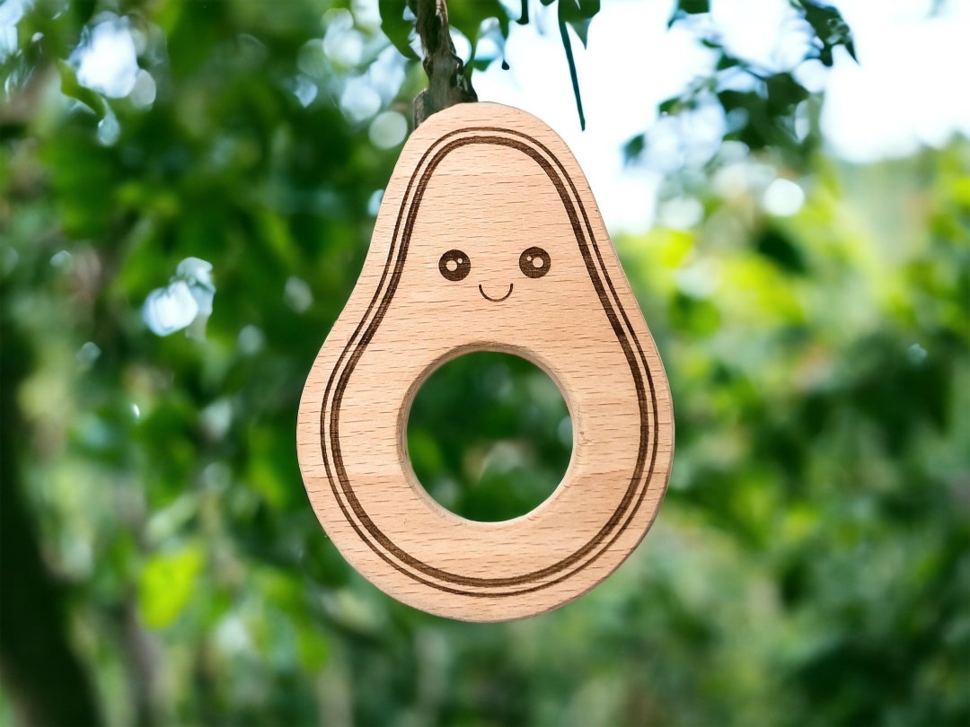 Große Avocado Holz Form und so tun, als spielen Sie Essen Spielzeug 4,0 ...