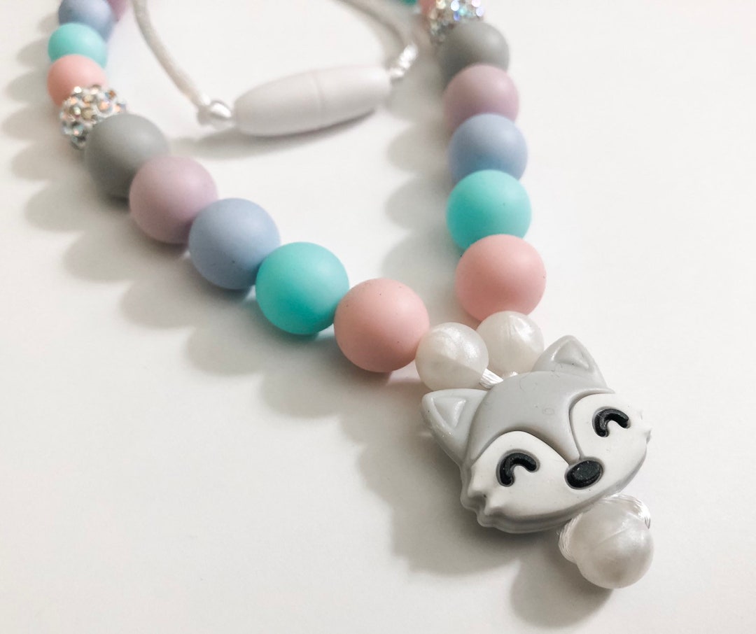 Super Sparkly Fox Necklace (with Bracelet Add On) - Kid's Necklace ...