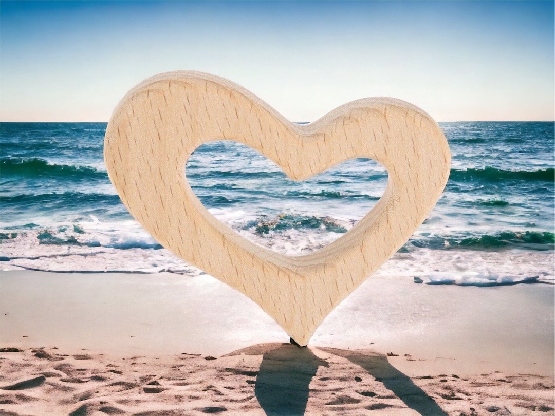 Wood Heart Shape (maple) - DIY Wood - Etsy