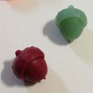 1-10 Acorn Silicone Beads - Seamless Silicone Beads in 10 Colors - Bulk ...