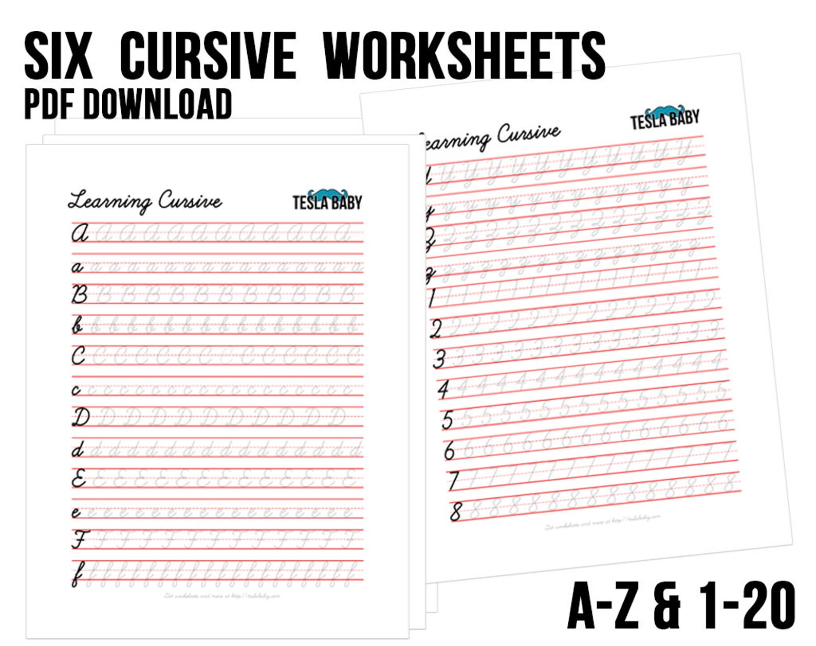 Learning Cursive Montessori Cursive Writing Learning | Etsy