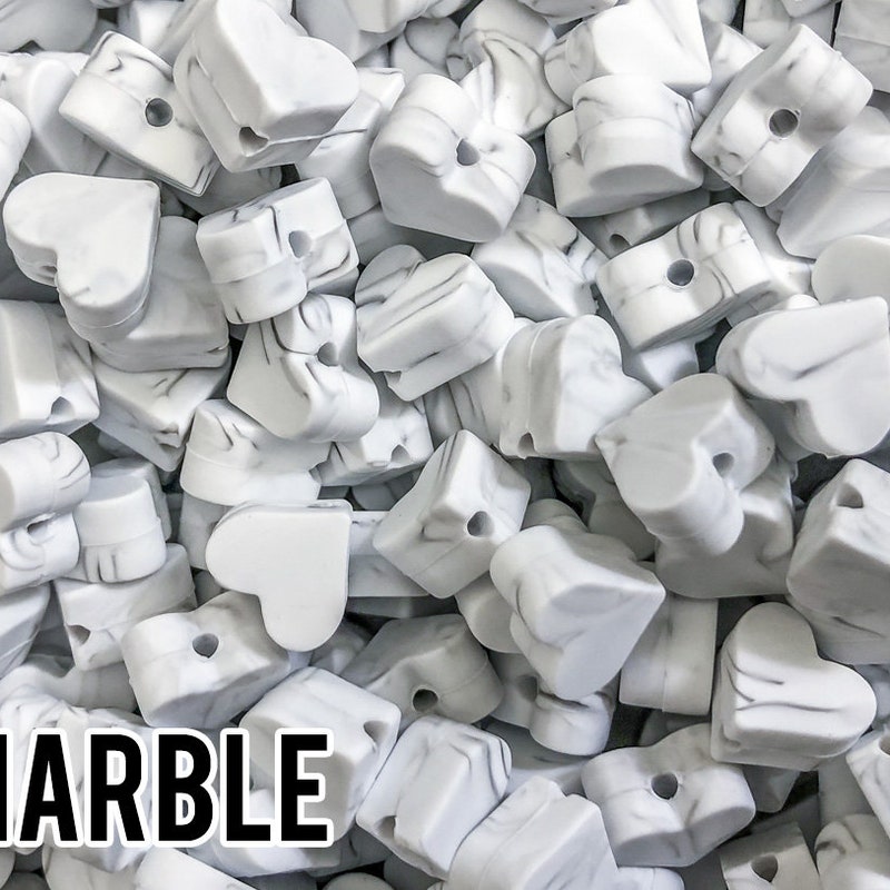 Marble Silicone Bead - Etsy