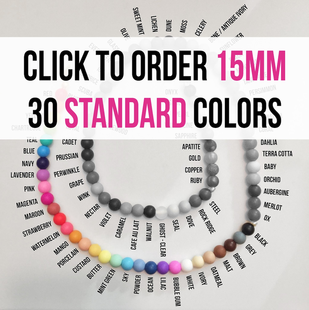 5-1,000 Silicone Beads, 15 Mm Silicone Beads - Seamless Silicone Beads ...