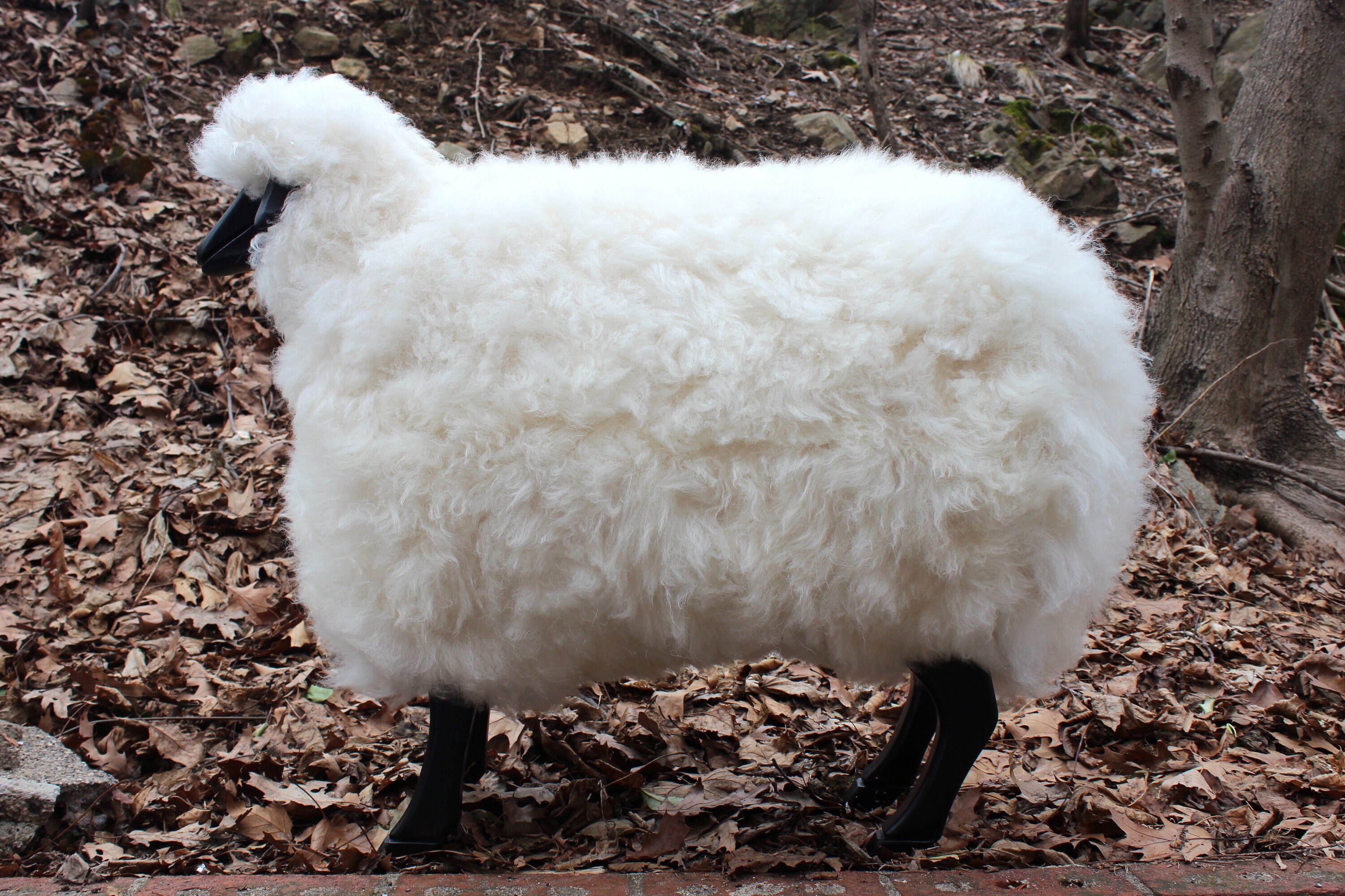 Sheep Ottoman Bench – Sculptural Animal Seating – Handmade Statement ...