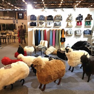 Sheep Ottoman Bench – Sculptural Animal Seating – Handmade Statement ...