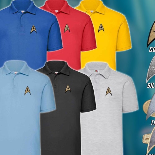 Star Trek Starfleet Embroidered Tee Shirts Voyager DS9 - Etsy UK