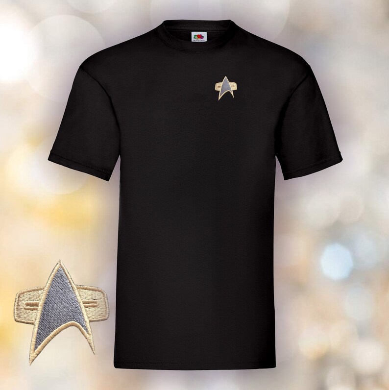 Star Trek Starfleet Embroidered Tee Shirts Voyager DS9 | Etsy UK