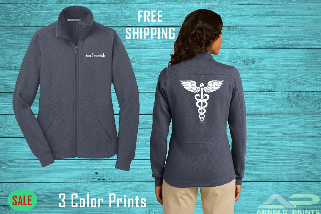 Caduceus Medical Symbol Jacket | Nursing Jacket Embroidered Jacket ...