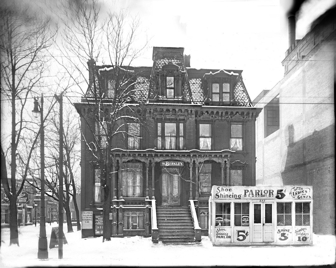 Black and White Remastered Photography.1914 Maxwell Fischer Home on ...